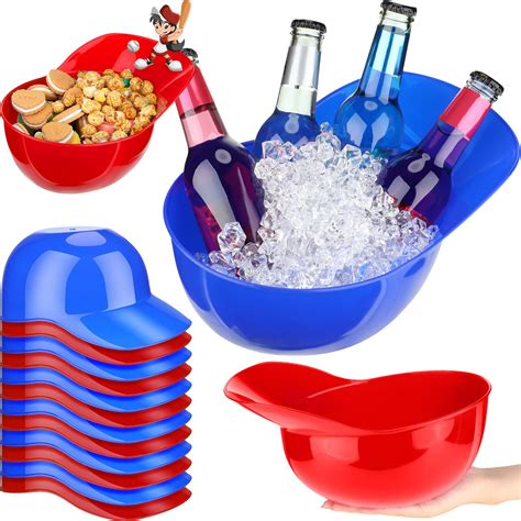 Tanlade 12 Pack 72 Oz Large Baseball Helmet Ice Cream Bowls Baseball