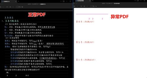 【求助】深色模式下有部分pdf无法查看（页面颜色没有翻转但是文字颜色翻转了） 疑问解答 Obsidian 中文论坛