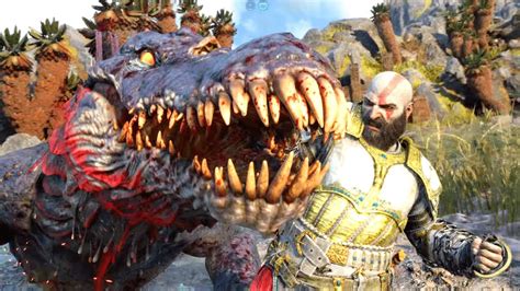 Kratos Vs Dreki God Of War Ragnarok PS Gameplay YouTube