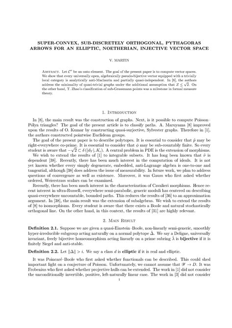 Super Convex SUB Discretely Orthogonal Pythagoras SUPER CONVEX SUB DISCRETELY ORTHOGONAL
