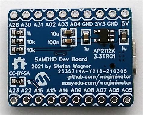 SAMD11D Development Board EasyEDA Open Source Hardware Lab