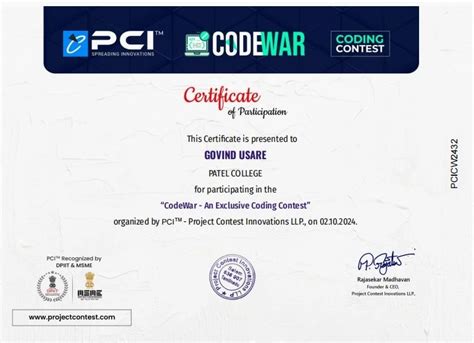 Govind Usare On Linkedin Codewar Codingcontest Teamwork Innovation Growth