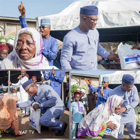 Ramadan Prof Wale Sulaiman Gives 1000 Bags Of Rice Semolina To