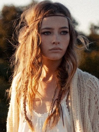 Pin By Karis Brooking On Hair Hippie Hair Boho Short Hair Easy Hippie Hairstyles
