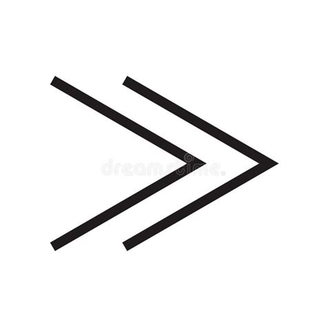 Right Arrow Icon Vector Sign And Symbol Isolated On White Background