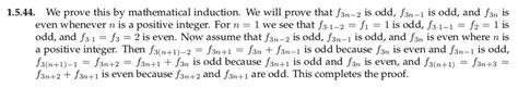 Induction Proof That A Fibonacci Number Even If And Only If 3 Divides