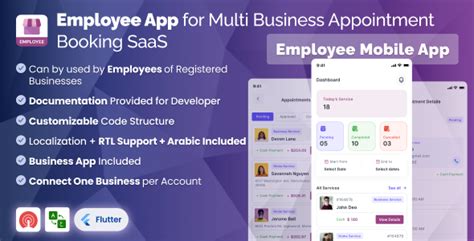 Employee App Worker App Flutter For Multi Business Codemarket