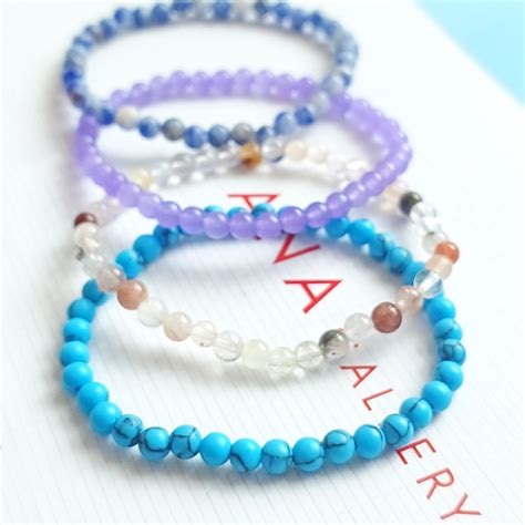 원석 팔찌 3mm 여름 4종 터키석 행운팔찌 에이블리