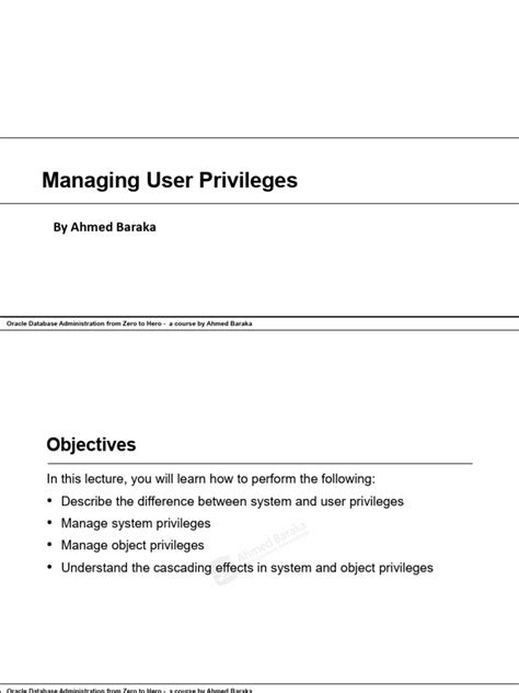 managing user privileges pdf