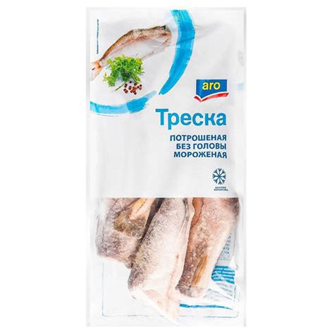 Треска Aro потрошенная мороженая 0,750-1,350 кг - купить продукты по ...