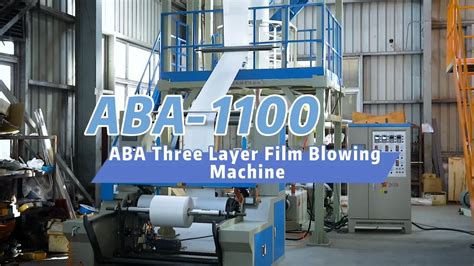 3 Layers Aba Biodegradable Ldpe Hdpe Pp Pe Plastic Blowing Film Machine