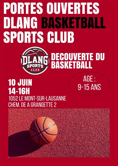 Portes Ouvertes Dlang Basketball Sports Club Avb