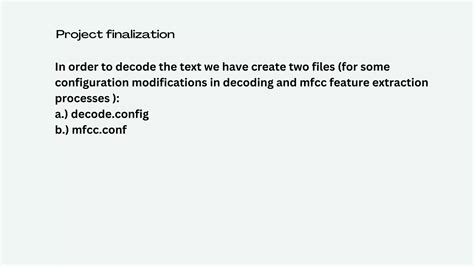 Automatic Speech Recognition System Using Kaldi Ppt