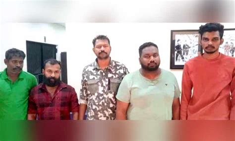 യുവാവിനെ തട്ടിക്കൊണ്ടുപോയി മർദിച്ച കേസിൽ അഞ്ചുപേർ അറസ്റ്റിൽ Five