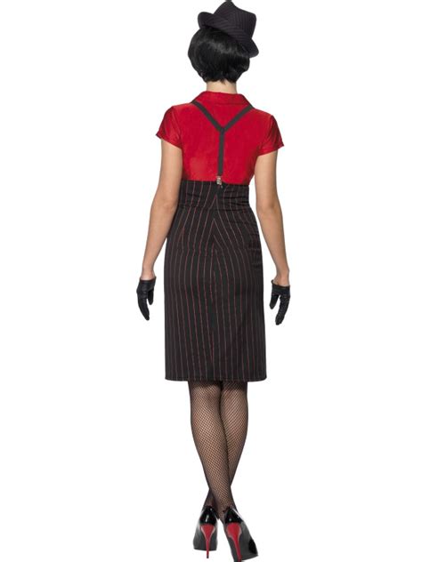 Adult 1920 S Lady Gangster Chicago Moll Fancy Dress Costume Women
