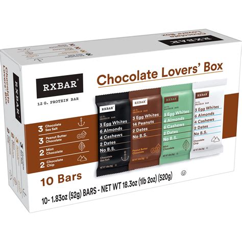 Buy Rxbar Protein Bars 12g Protein Gluten Free Snacks Variety Pack