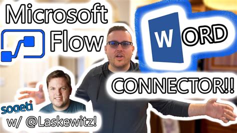 Microsoft Power Automate Tutorial Microsoft Word Connector Youtube