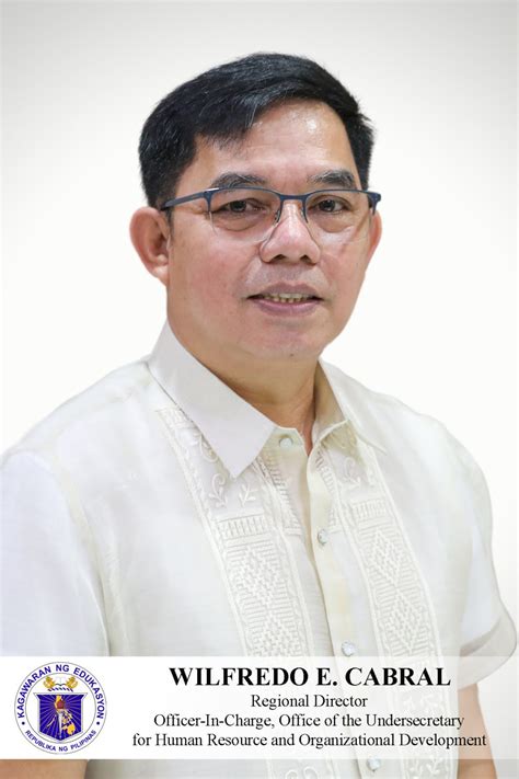Usec Wilfredo Cabral 1 Department Of Education