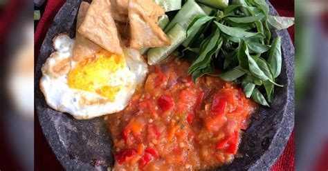 2 044 Resep Sambal Cobek Enak Dan Sederhana Cookpad