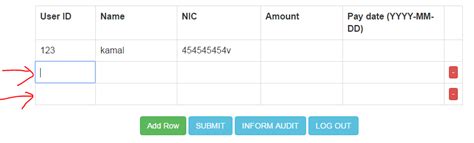 Php Auto Complete Function Is Not Working In Dynamic Data Input Table