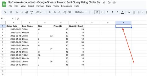 Google Sheets How To Sort Query Using ORDER BY