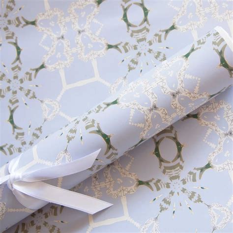 Arachne • Periwinkle Wrapping Paper Roll Unique Wallpaper Art For