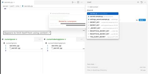 Questions On Gitignore Cursorignore Cursorban Feedback Cursor Community Forum