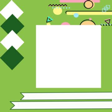 Twibbon Green Vector Twibbon Green Simple PNG And Vector With Transparent Background For Free