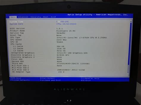 Alienware R Kurulumda In Memory Panic Stackshot Succeeded Hatas