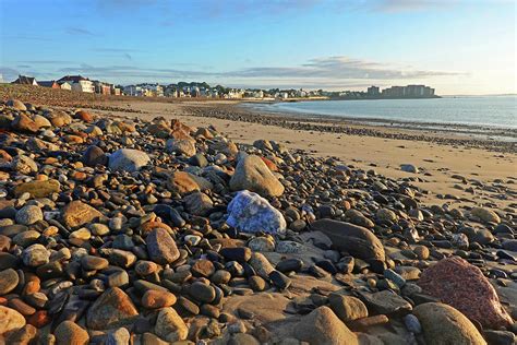 Winthrop Beach Winthrop Shore Reservation Sunrise Winthrop Ma Rock Detail Photograph By Toby Mcguire