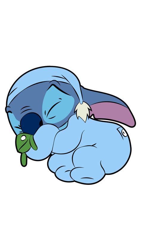 Stitch Sleeping Sticker Lilo And Stitch Drawings Stitch Drawing