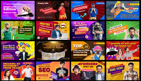 Youtube Animated Thumbnail Templates Bspoke Marketing Services