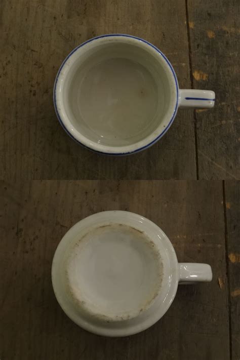 ドイツで見つけた 青いラインのコーヒーカップ トランジットライフ