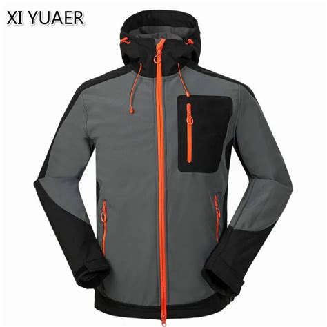 2018 Mens Hiking Jackets Softshell Jacket Men Outdoor Autumn Winter