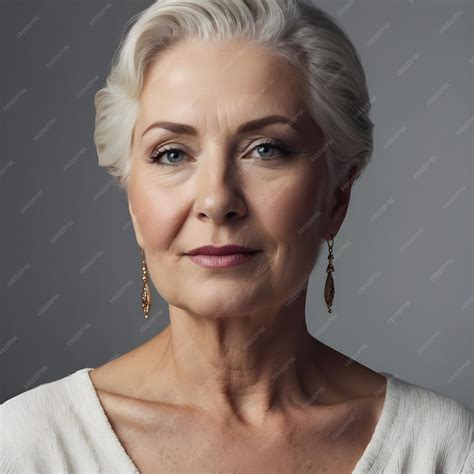 The Beauty Of Experience In Mature Women Premium Ai Generated Image