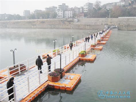 江西景德镇十八渡浮桥 水上浮桥 浙江中亚实业有限公司