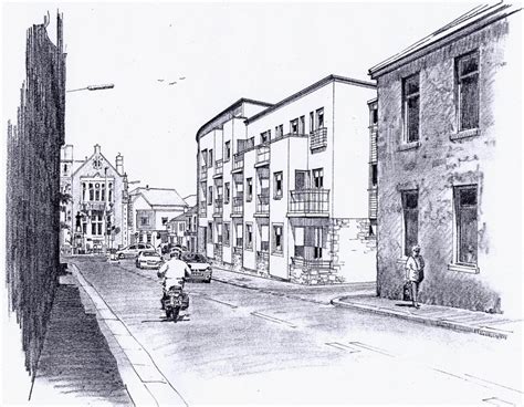 Mixed Use Development Architect Project Sketch Lilly Lewarne