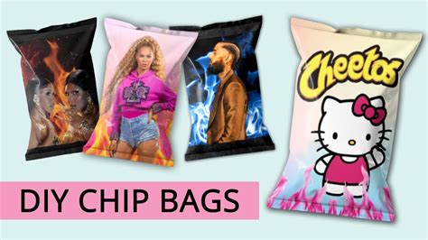 How To Make Custom Chip Bags Step By Step Youtube