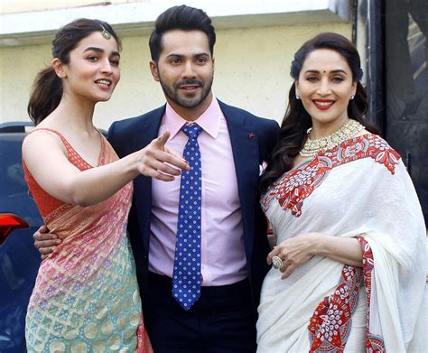 Photo Gallery Alia Bhatt Varun Dhawan And Madhuri Dixit Promote