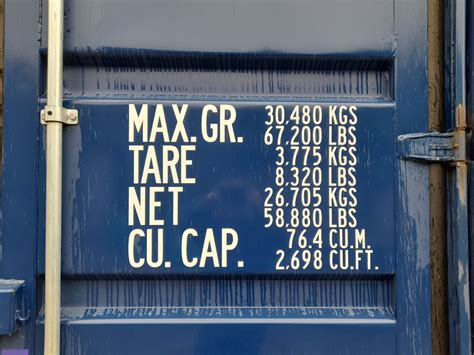 40 Shipping Container Type Pan 45g1 14f 2019 Container Id Clvu500086