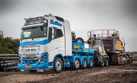 A Volvo Heavy Haulage Tractor Unit Breaks New Ground At Collins