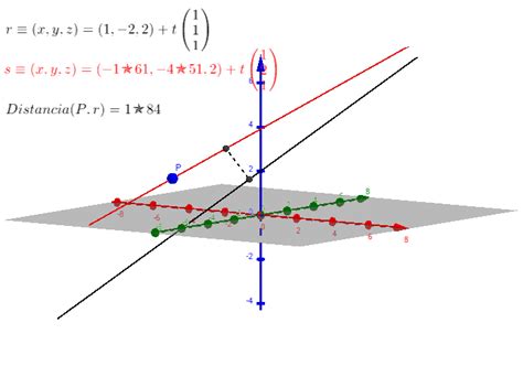 Distancia Entre Dos Rectas Que Se Cruzan En El Espacio Geogebra
