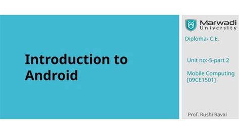 Android User Interface Ppt