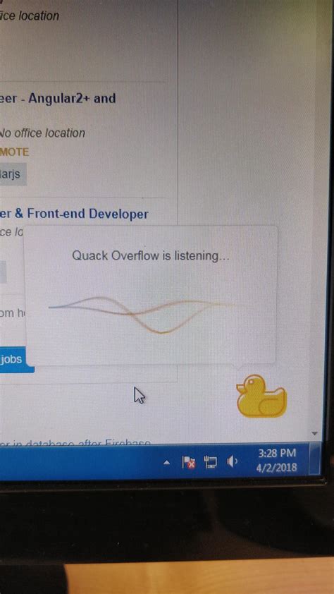 Sajan M On Linkedin Stackoverflows Duck Overflow First Time