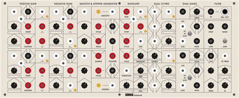 serge paperface 50th anniversary modular synth designed by serge
