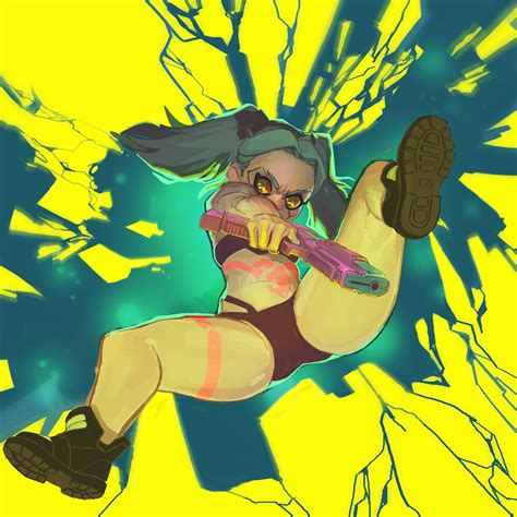 Rebecca Cyberpunk And More Drawn By Idioluck Danbooru