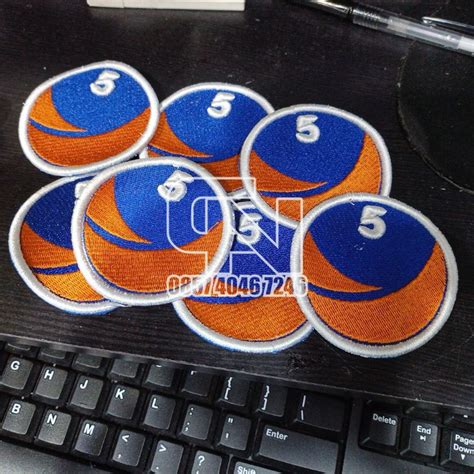 Jual Badge Bordir Partai Nasdem Terbaru Timbul Bordir Logo Partai