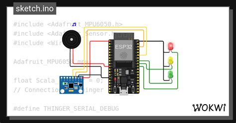 Projek Alat Pendeteksi Gempa Bumi Wokwi ESP32 STM32 Arduino Simulator