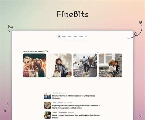 Finebits A Minimal And Modern Ghost Theme Marketplace Ghost Forum