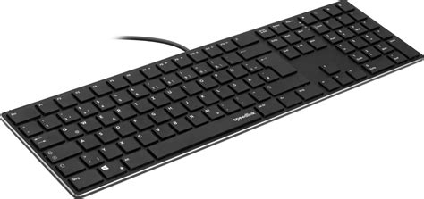 Speedlink Riva Slim Metal Scissor Keyboard Black Nordic Layout
